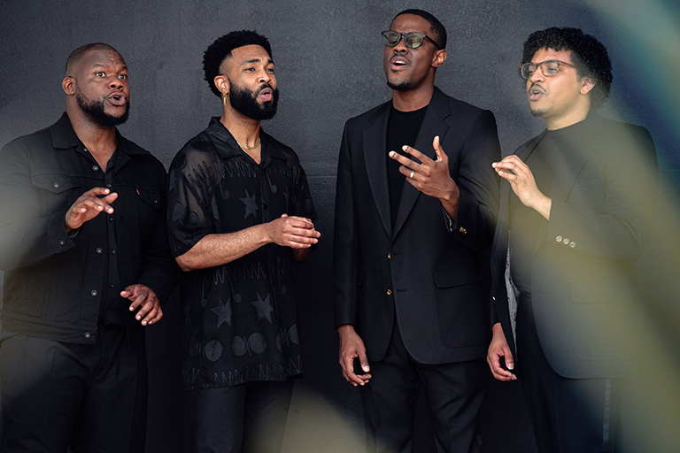 Stairwell to Stage: Kings Return a Cappella Quartet Visits The Trust ...