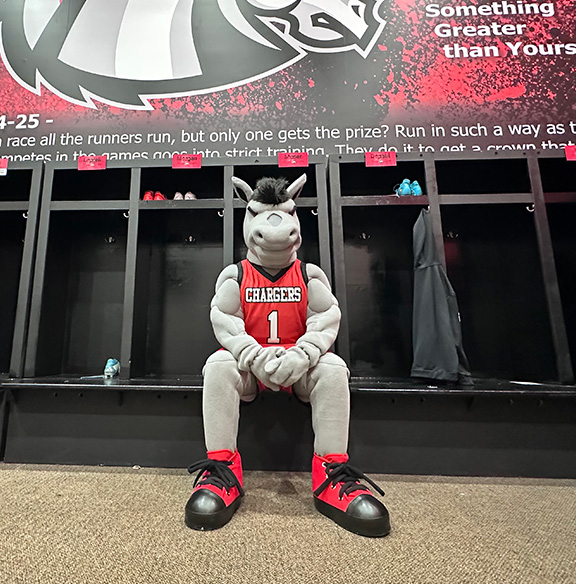 LBC's New Mascot—Bolt—Is an Electrifying Presence on Campus ...