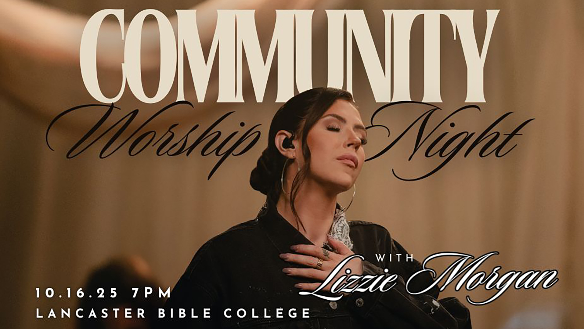 Meet Lizzie Morgan – Coming to LBC on Oct. 16! - Lancaster Bible College